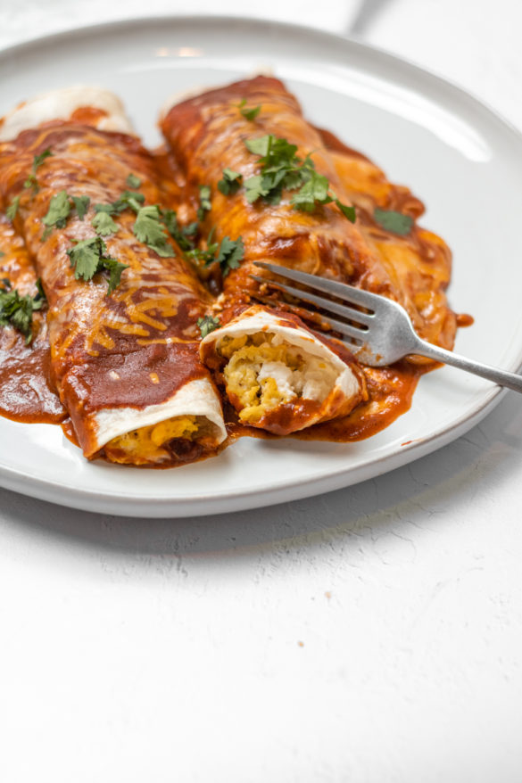 Breakfast Enchiladas - Cooking Restored